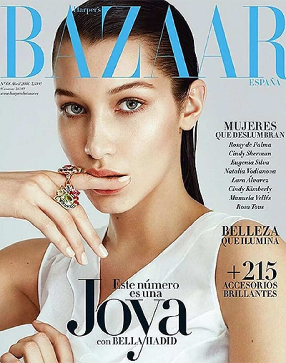 Snapshots van Instagram Bells Hadid vir Harper's Bazaar