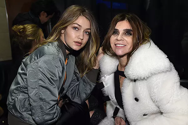 Jiji Hadiid et Karin Roitfeld