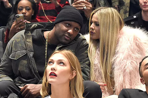 Lamar Odom, Chloe Kardashian et Carlie Kloss