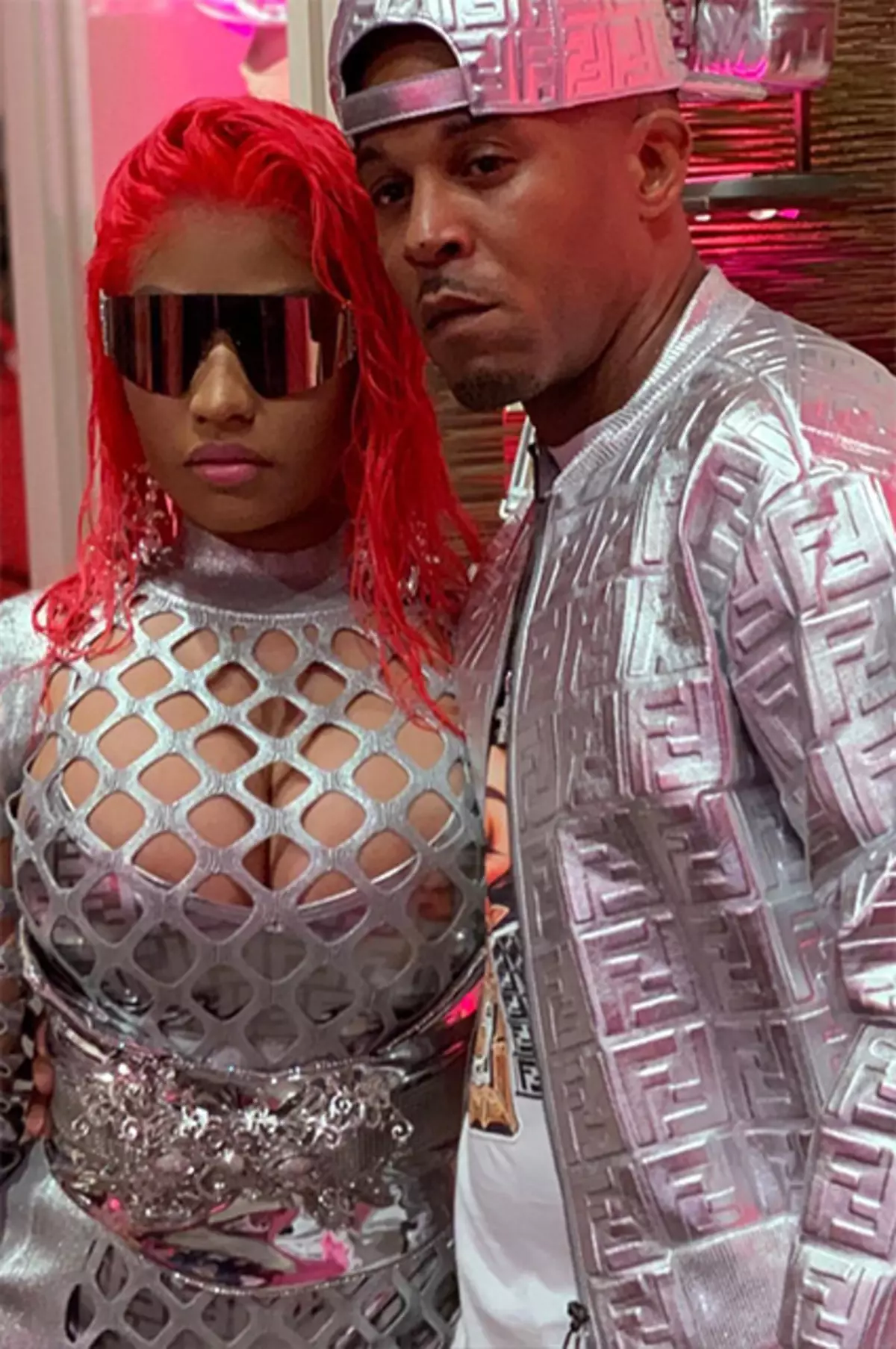 Niki Minaj com seu marido Kenneth Petty