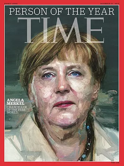 Chanchellor German Angela Merkel On Time Magazine Cover