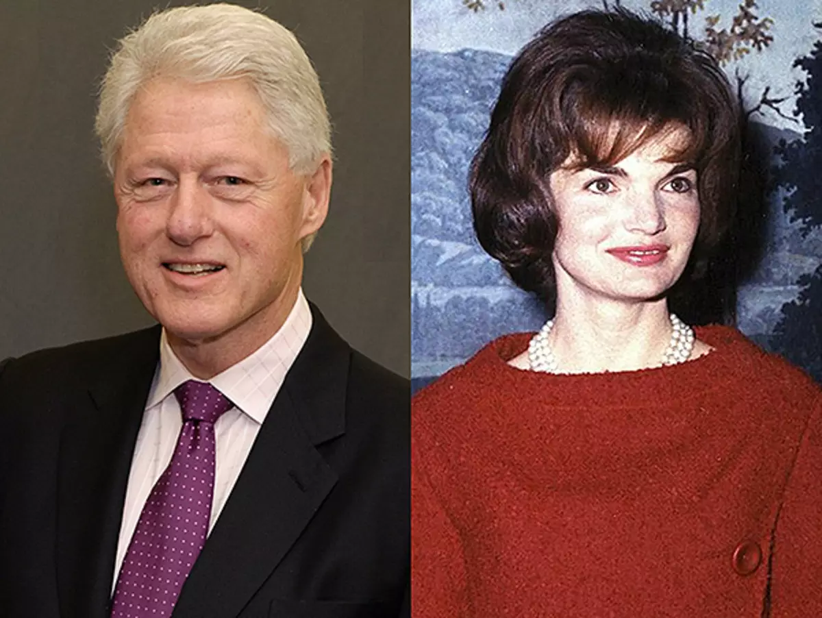 Fréiere US President Bill Clinton / Jacqueline Kennedy