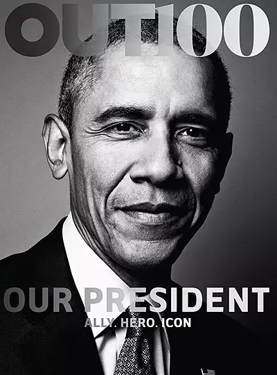 Președintele american Barack Obama pe coperta revistei Americane LGBT