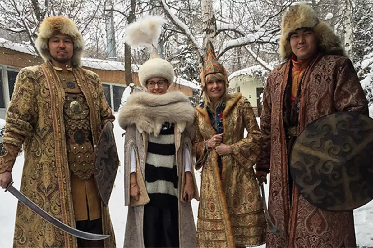 Skutočná zima: Sobchak, Vitorgan, Litvinova a Otolovova, sú zdieľané fotografiou z Kazachstanu