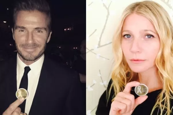 David Beckham, Gwyneth Paltrow en andere sterren Tegen het geweld tegen vrouwen