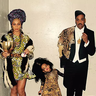 Beyonce et Ji Zi avec fille Bleu Ivy