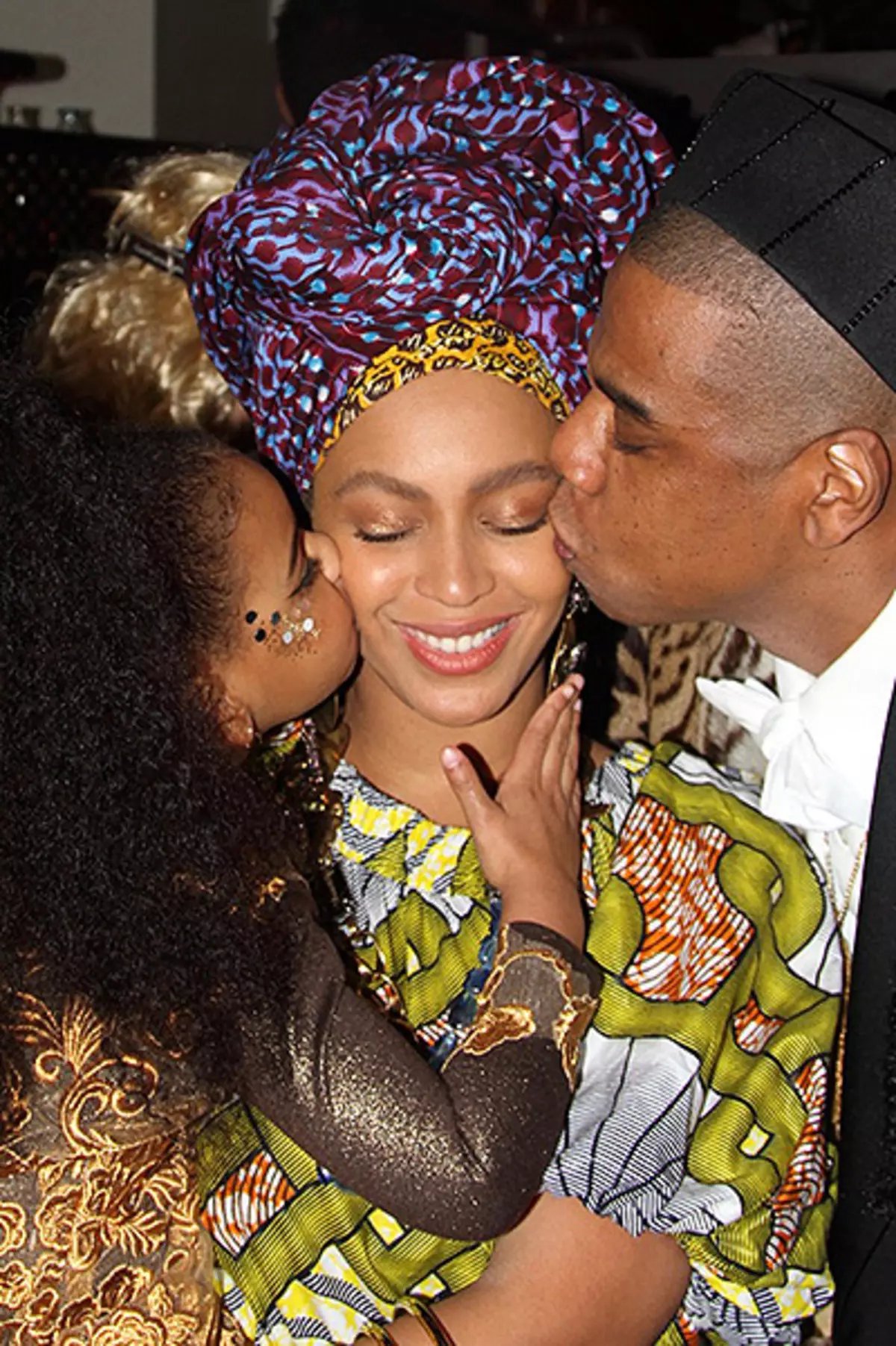 Beyonce et Ji Zi avec fille Bleu Ivy