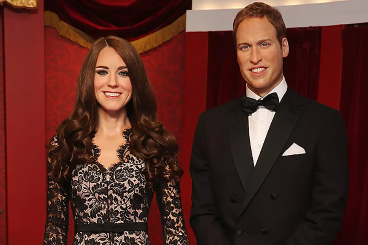 WAX Catherine tokoh lan Pangeran William sing ditampilake ing Sydney