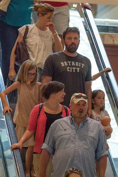 Ben Affleck en Jennifer Garner mei bern