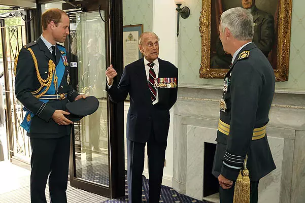 Prince William, Prince Philip a Sir Andrew Pulford