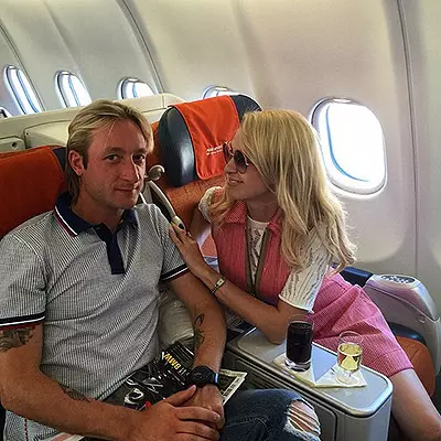 Evgeny Plushenko agus Yana Rudkovskaya