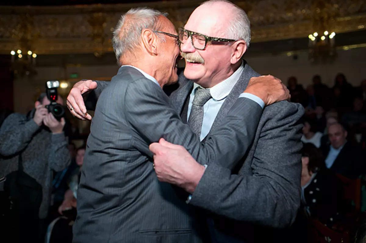 Andrei Konchalovsky kaj Nikita Mikhalkov