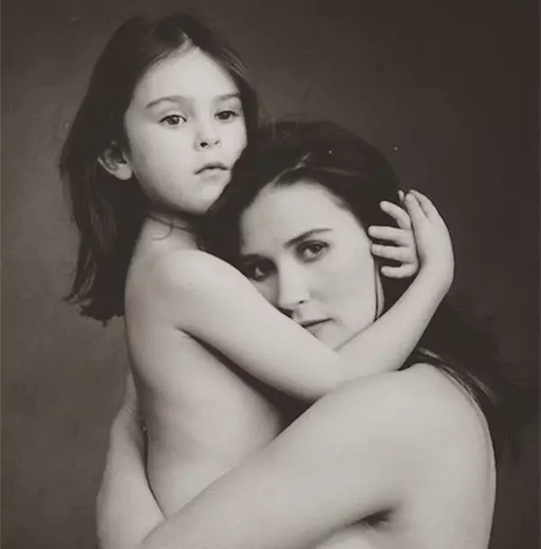 Rumer Willis og Demi Moore