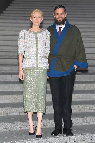 Tilda Suinton và Sandro Kopp