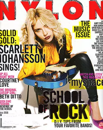 Scarlett Johansson v Nylonovom časopise