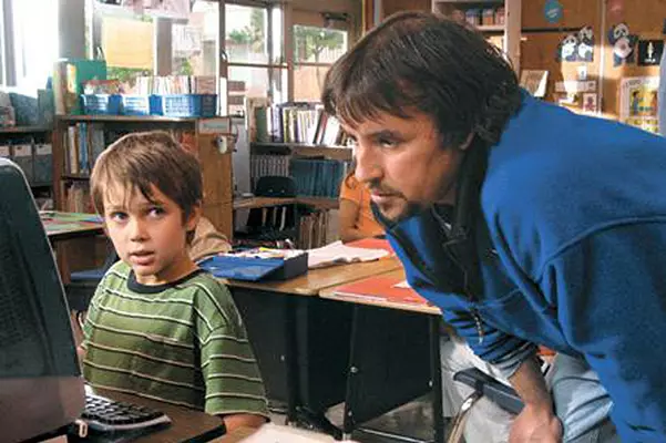 Elllar Coltreyne och Richard Linklater under filmning