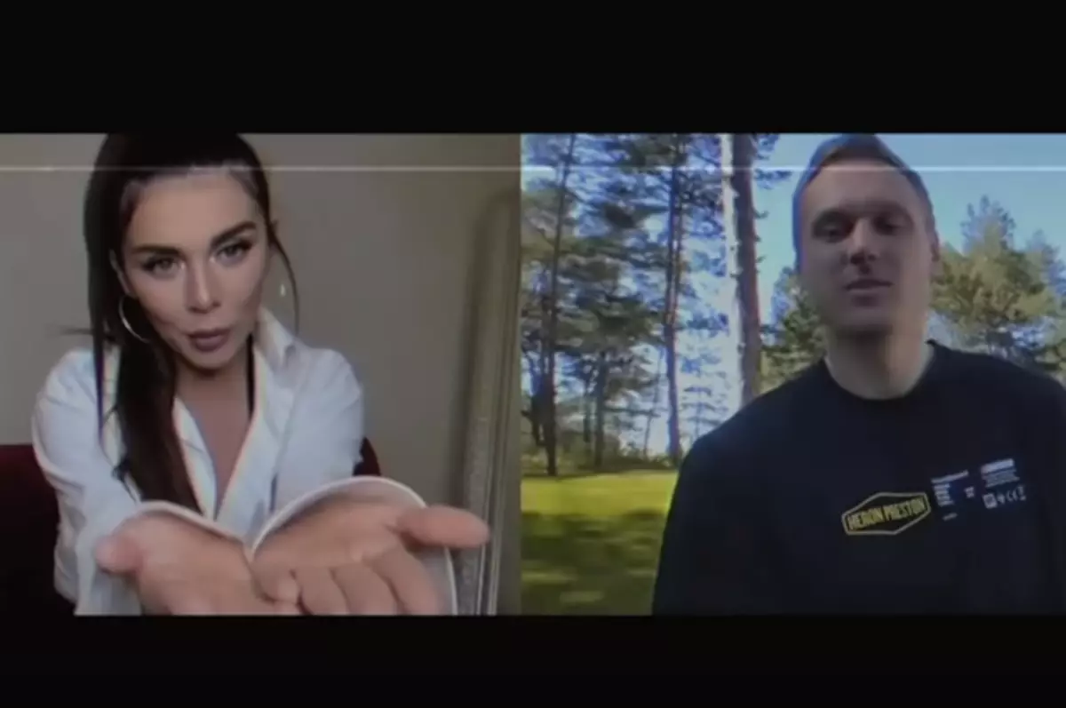 Anna Sedokova și Janis Timma în clip