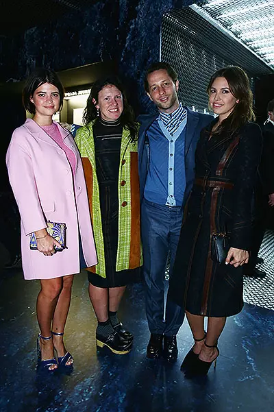 Pixie Geldof, Katie Grand, Derek Blassberg lan Dasha Zhukova