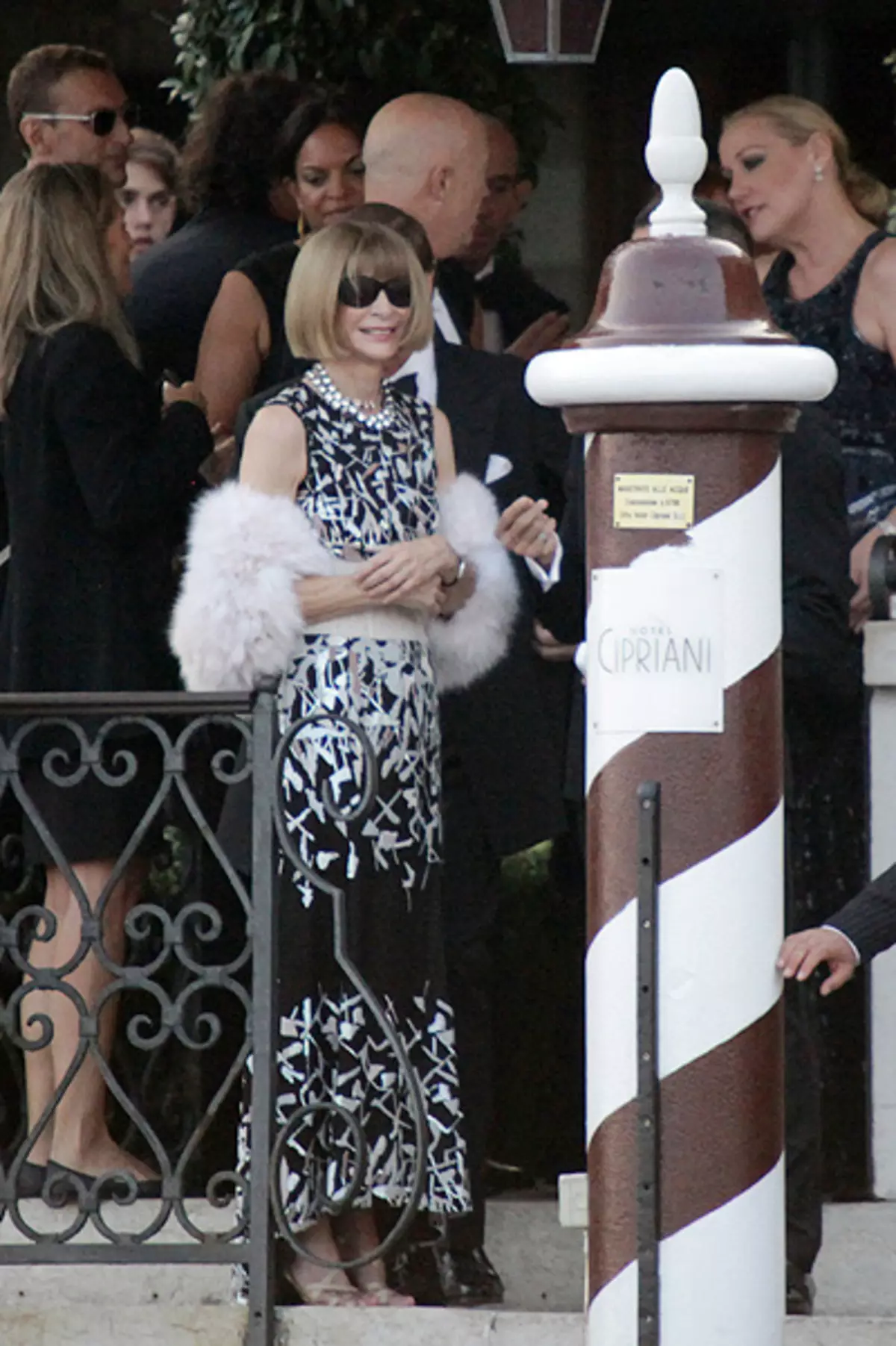 Anna Winur ที่งานแต่งงาน Amal Alamuddin และ George Clooney