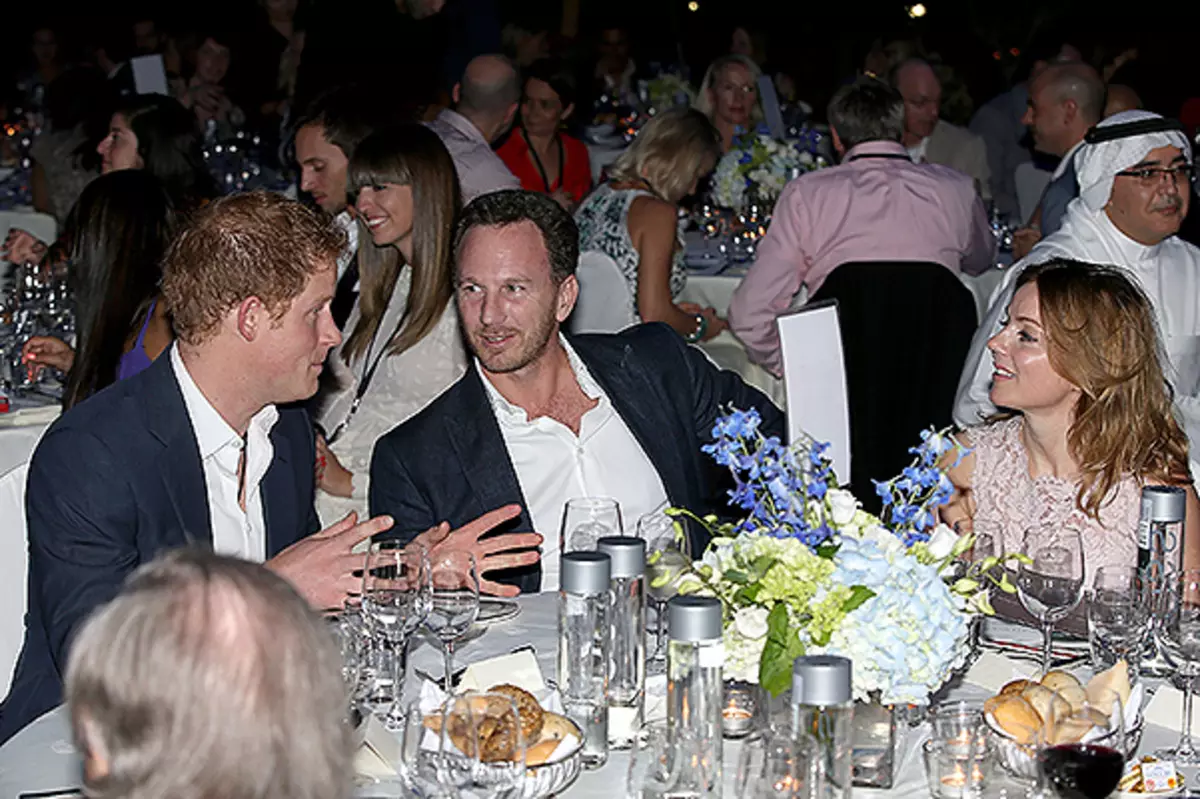 Prince Harry, Christian Horner ak Jerry Hollywell