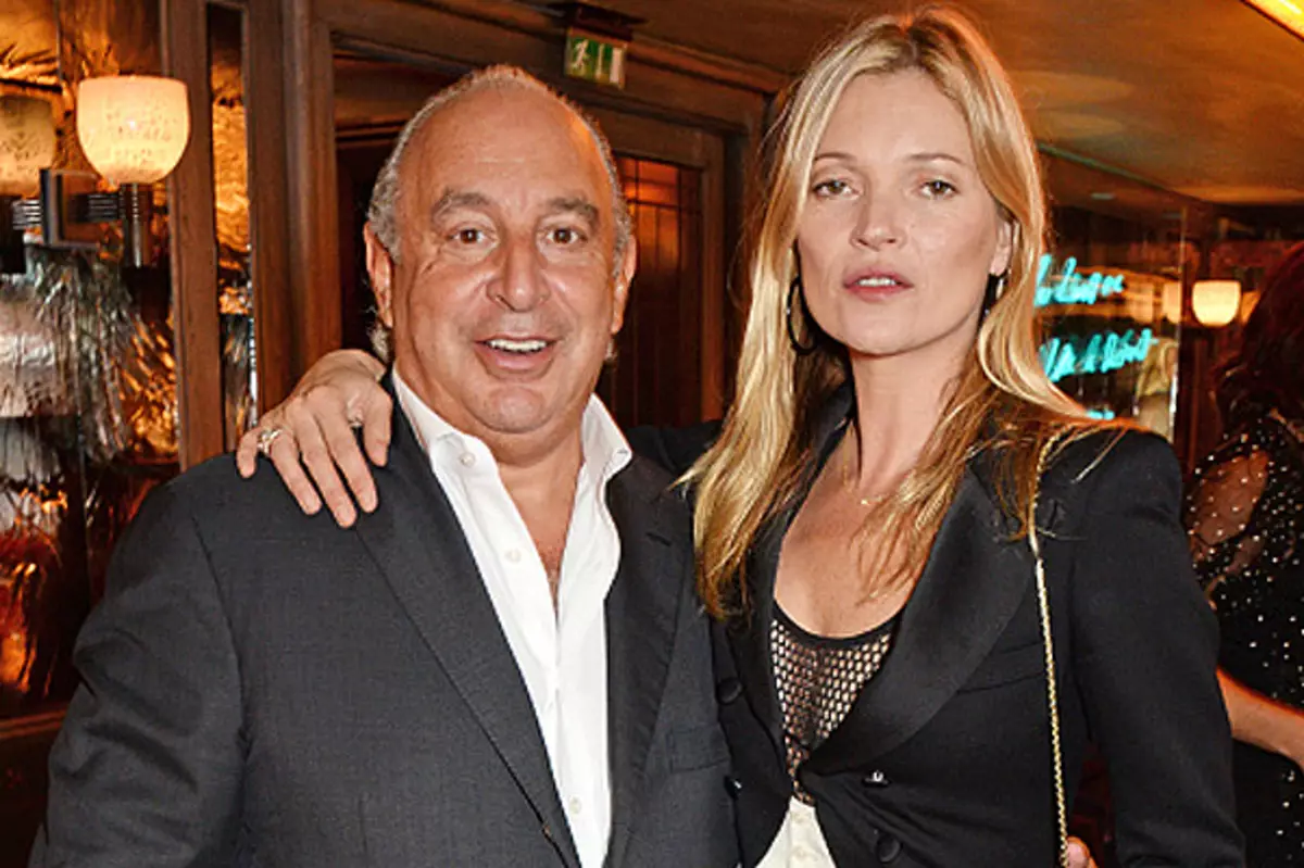 Philip Green și Kate Moss