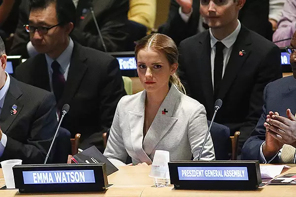 Ave le upu: Emma watson na faia se tautala e uiga i aia tatau a fafine