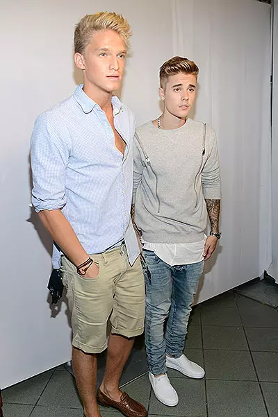 Cody Simpson en Justin Bieber