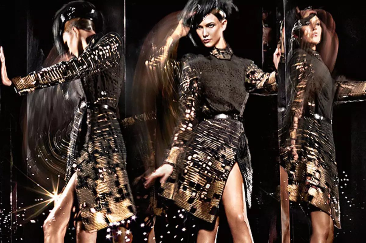 Karly Kloss dans la campagne publicitaire Donna Karan