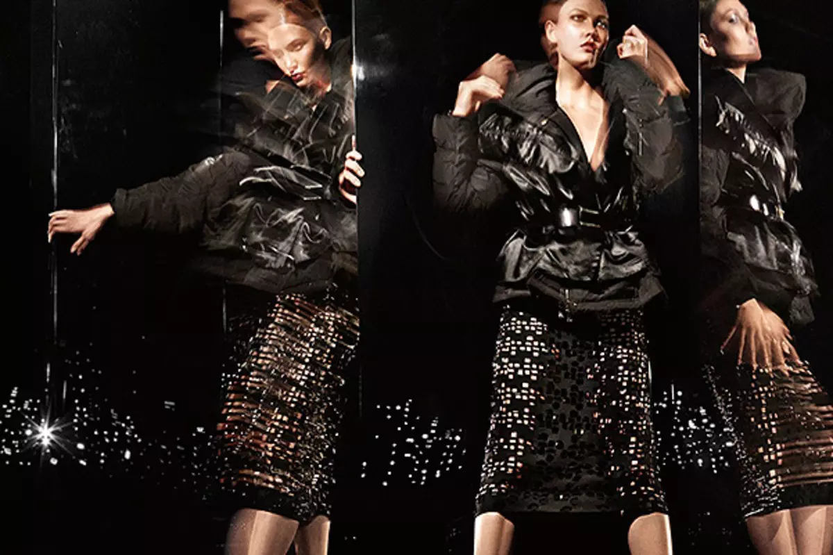 Karly Kloss dans la campagne publicitaire Donna Karan