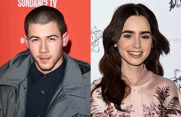 Mitjans de comunicació: cantant Nika Jonas i actrius Lily Collins Roman