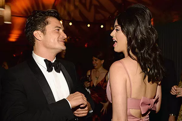 Katy Perry e Orlando Bloom Flirt su Aftepati "Golden Globe"