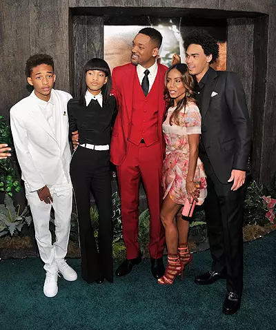 Vil Smith og Jaden Smith på Premiere etter vår tid i New York