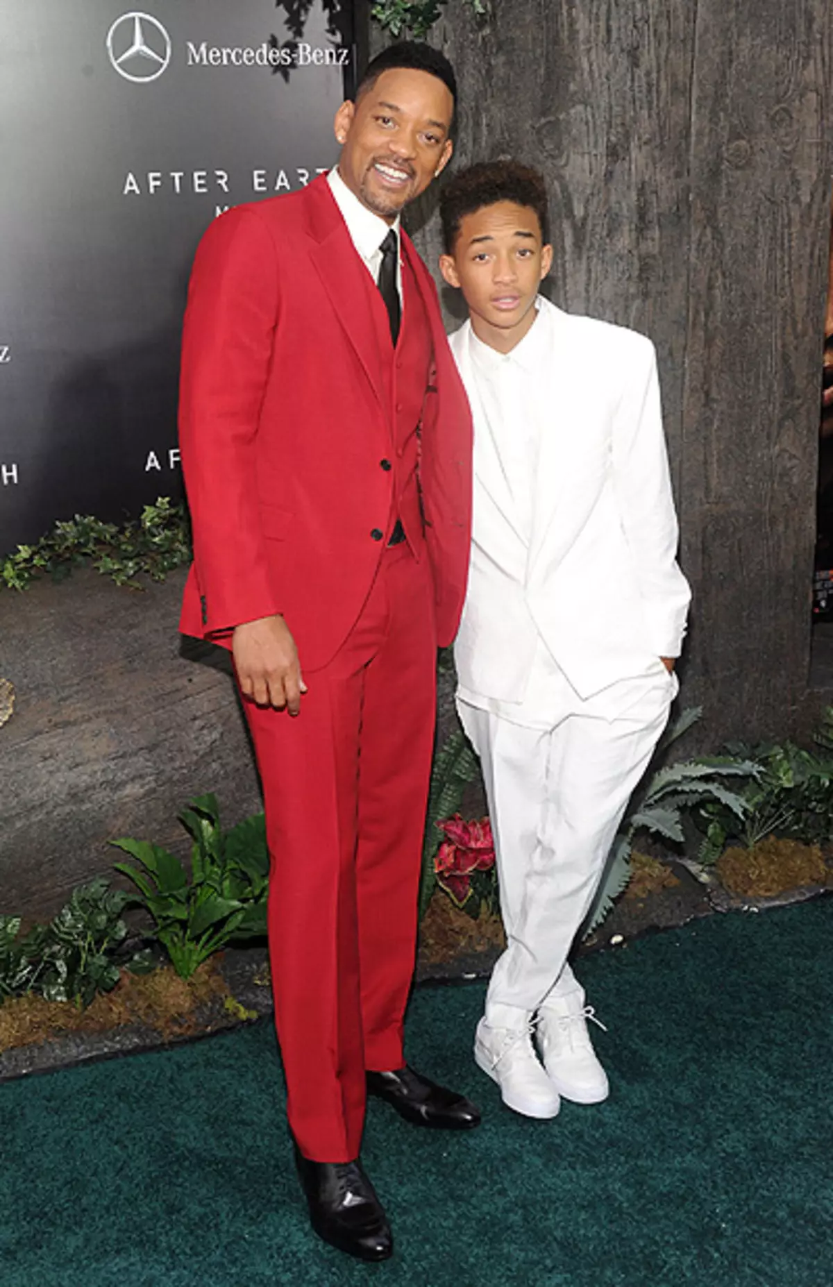 Will Smith na Jaden Smith muri Premiere Nyuma yigihe cyacu muri New York