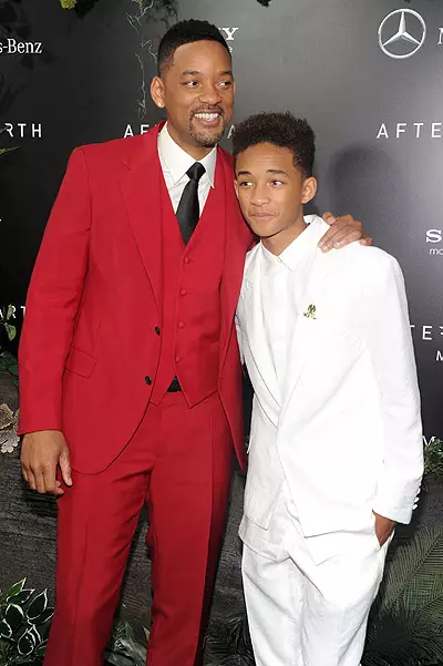 Vil Smith og Jaden Smith på Premiere etter vår tid i New York