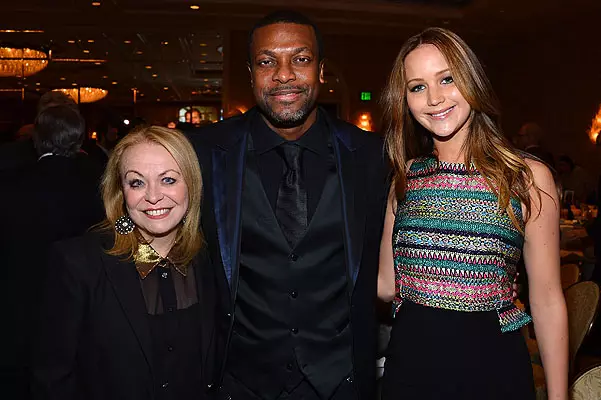 Jackie Weaver, Chris Tucker at Jennifer Lawrence Afi Awards