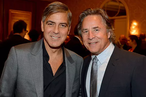 George Clooney en Don Johnson AFI-toekennings