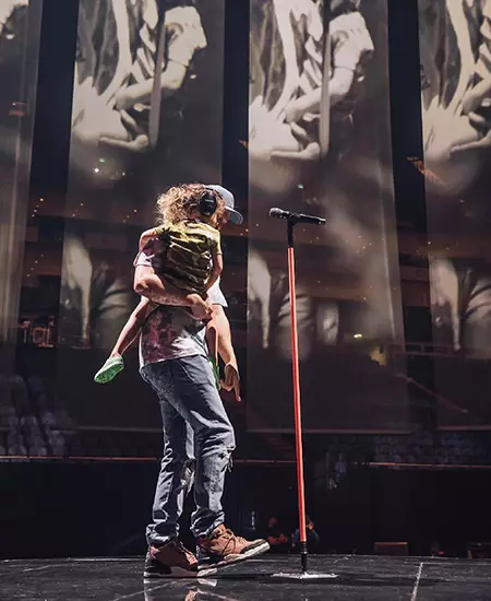 Justin Timberlake avec Son Silas