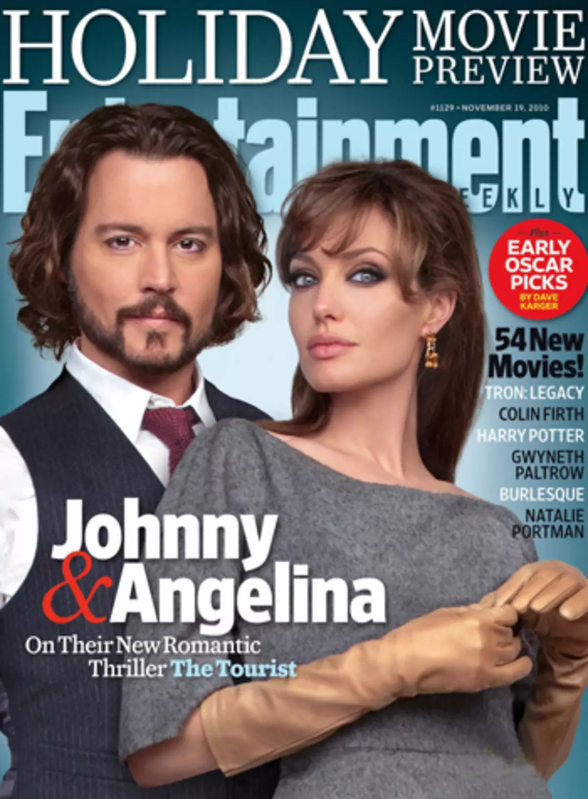 Angelina Jolie และ Johnny Depp บนความบันเทิงปกคลุมทุกสัปดาห์ 335961_2