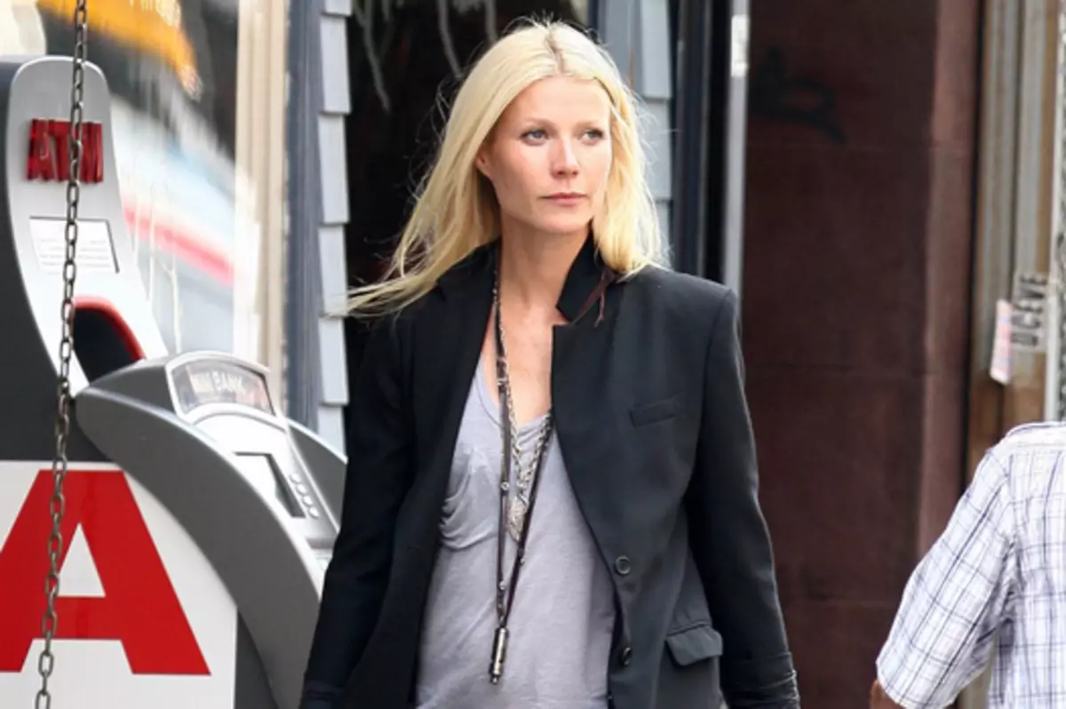 Stílhrein Gwyneth Paltrow á settinu