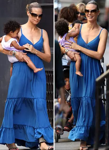 Heidi Klum a piedi con i bambini 338997_2