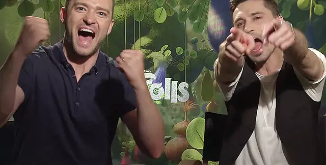 Justin Timberlake und Dima Bilan