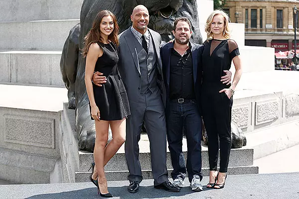 Irina Shayk, Duane Johnson, Brett Ratner e Ingrid Bruce Berdal