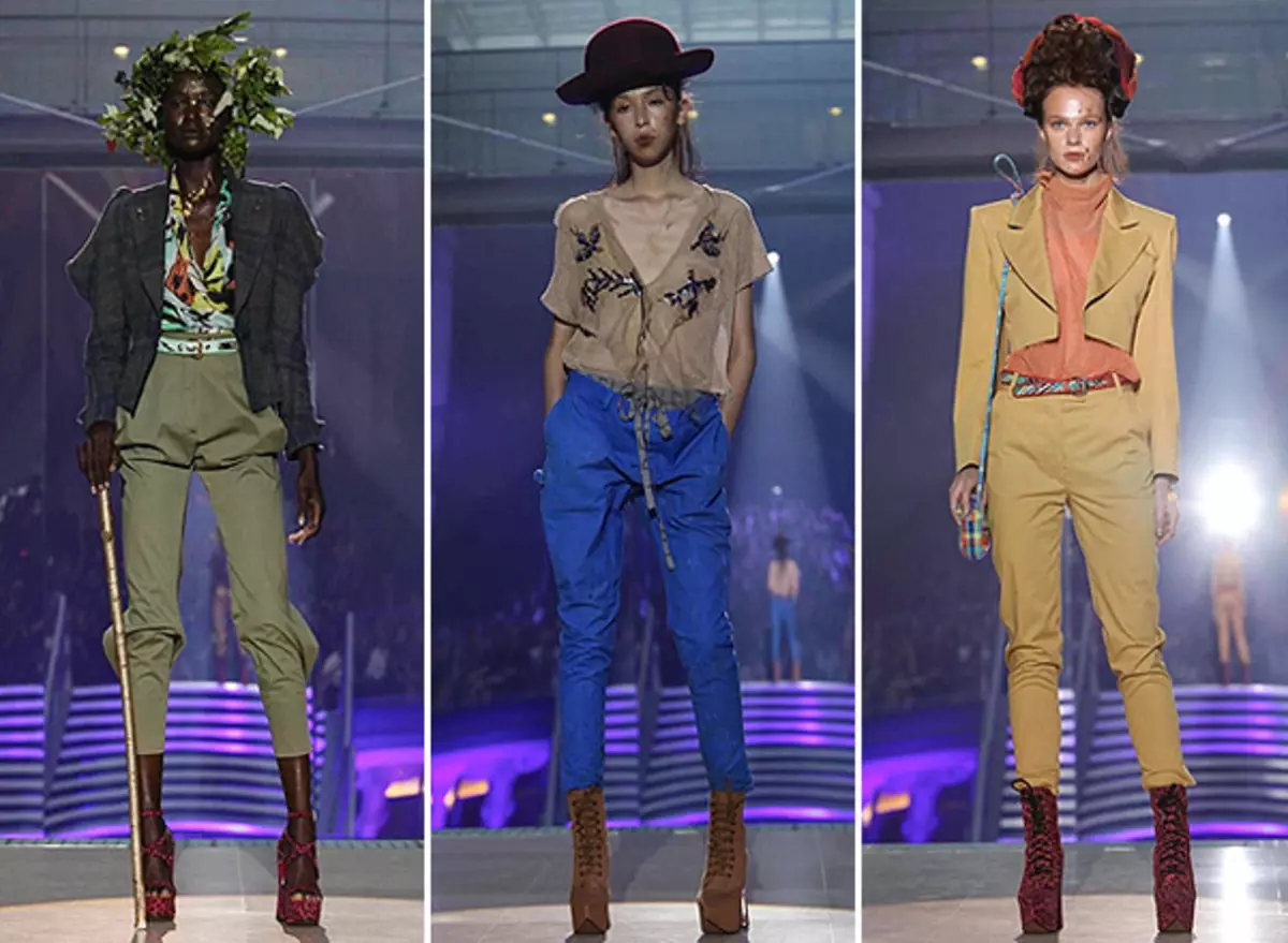 дэфіле Vivienne Westwood на тыдні моды ў Парыжы ss 2014