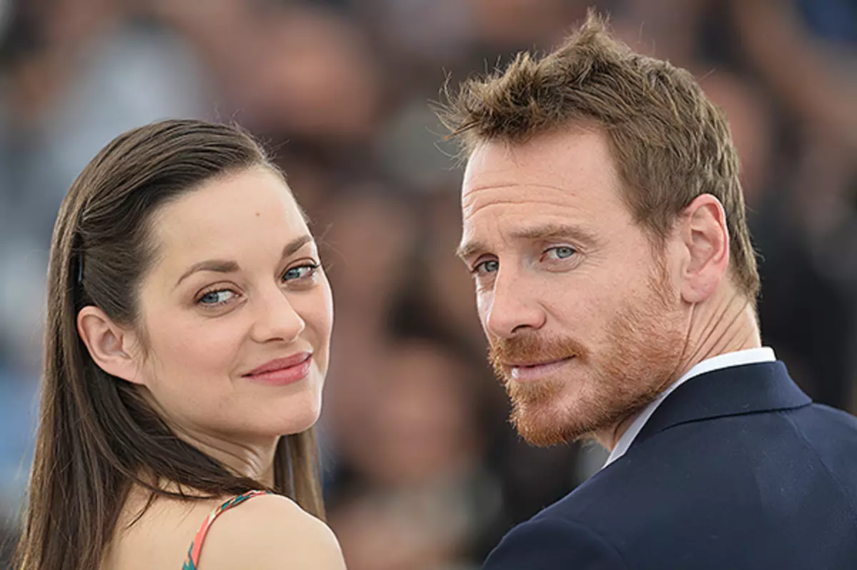 Cannes-2015: Michael Fassbendder e Marion Cotillard em uma foto foto