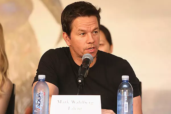 Mark Wahlberg egy sajtótájékoztatón