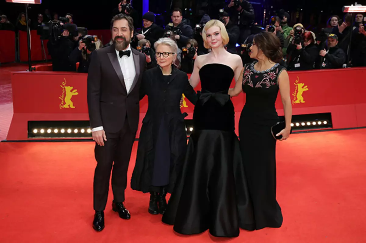 Javier Bardem, Sally Potter, El Fanning, Salma Hayek