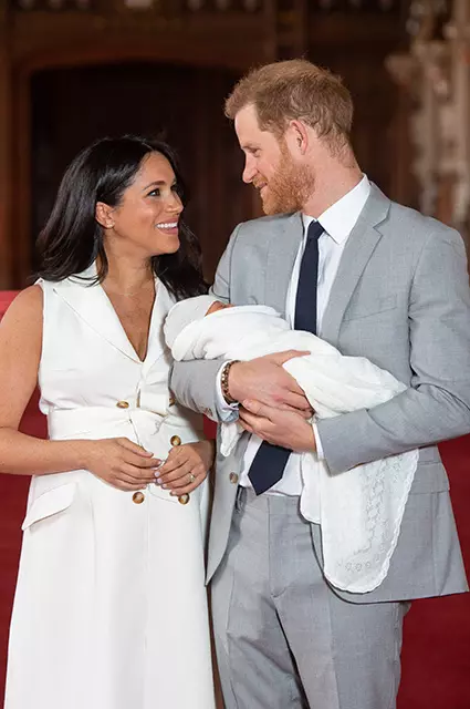 Megan Marc ir Prince Harry su Archie sūnumi