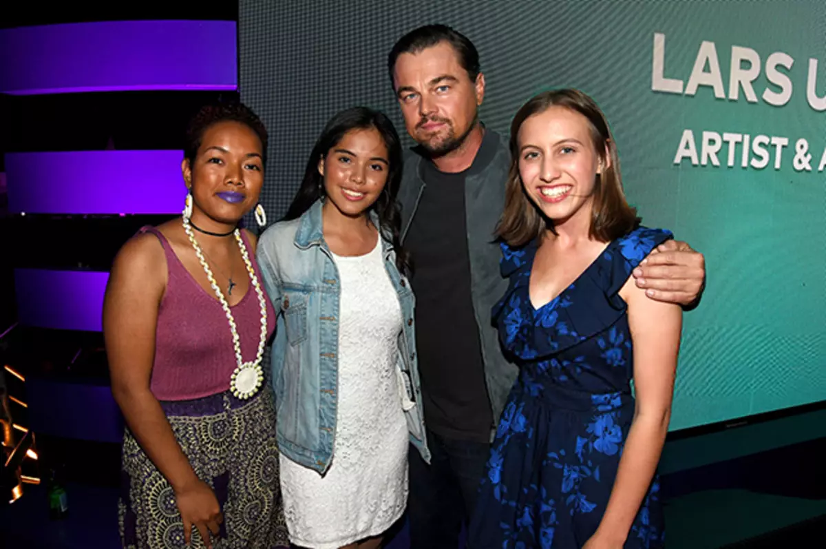 Selina Neulah Lim, KSia Bastid, Leonardo Dicaprio and Alexandria Villasen