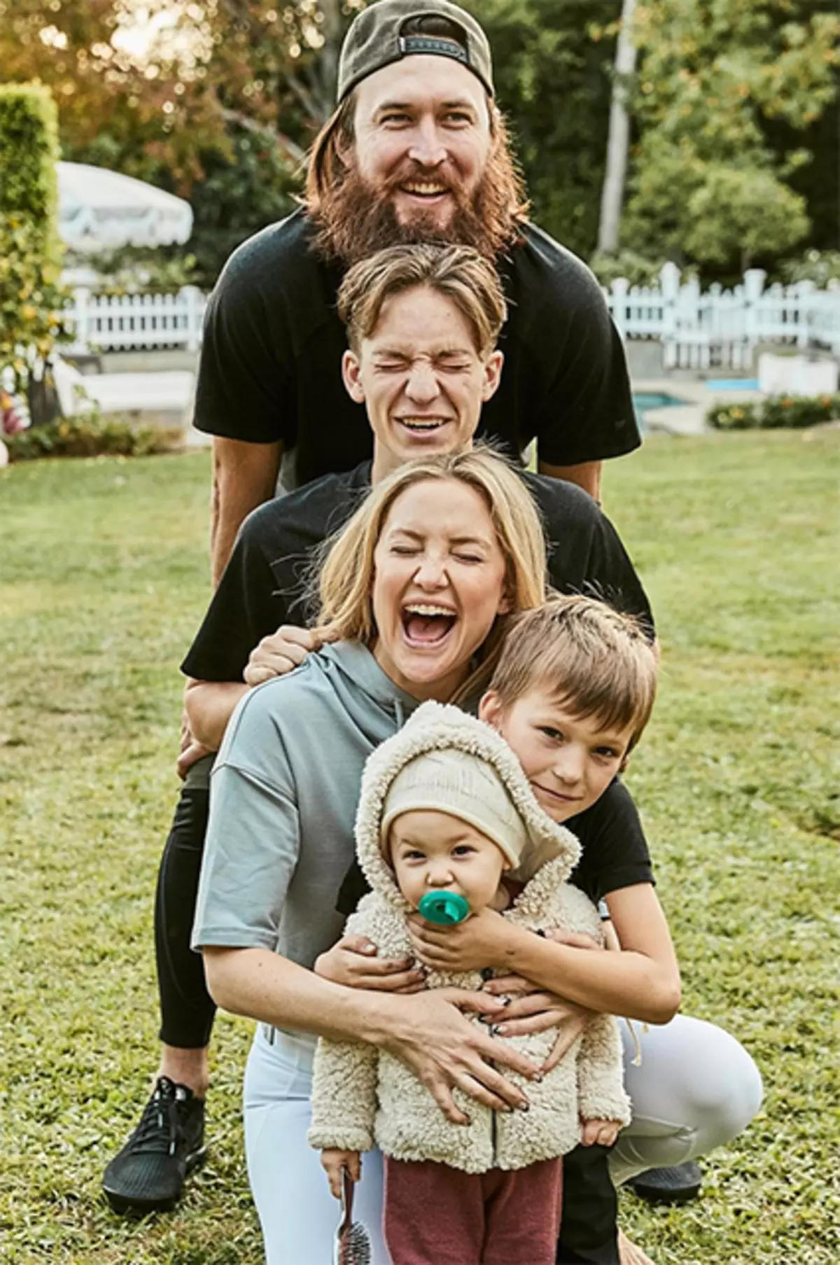 Kate Hudson und Danny Fujikava mit Kindern