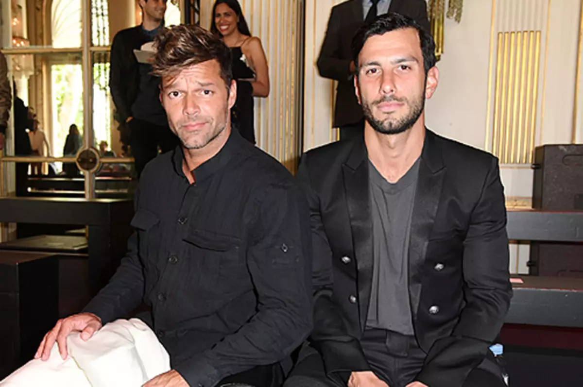 Ricky Martin co seu marido